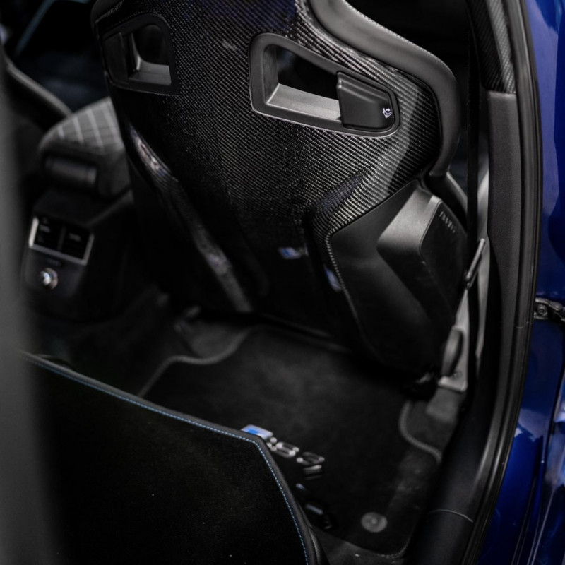 Rear seat delete kit V2 - Double strut bar, net for Volkswagen Golf 6R