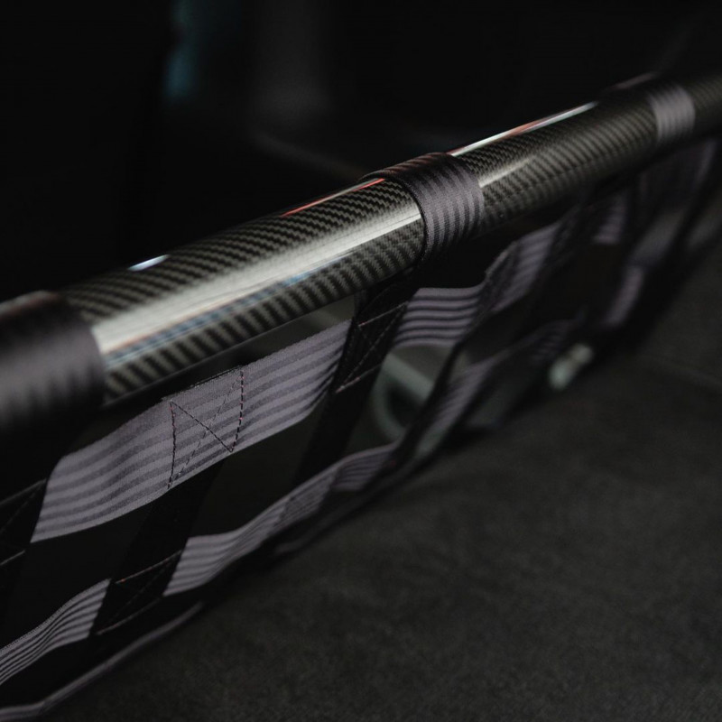 Rear seat delete fullkit V2 - Double strut bar, net and carpet for ...