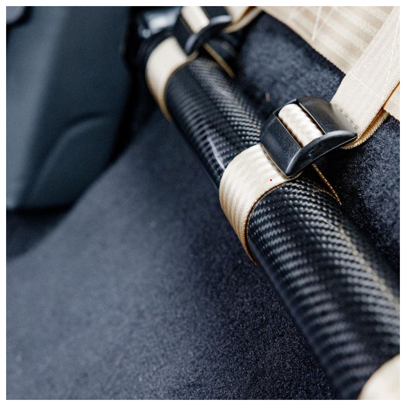 Rear seat delete kit V2 - Double strut bar and net for BMW 2series G42 ...